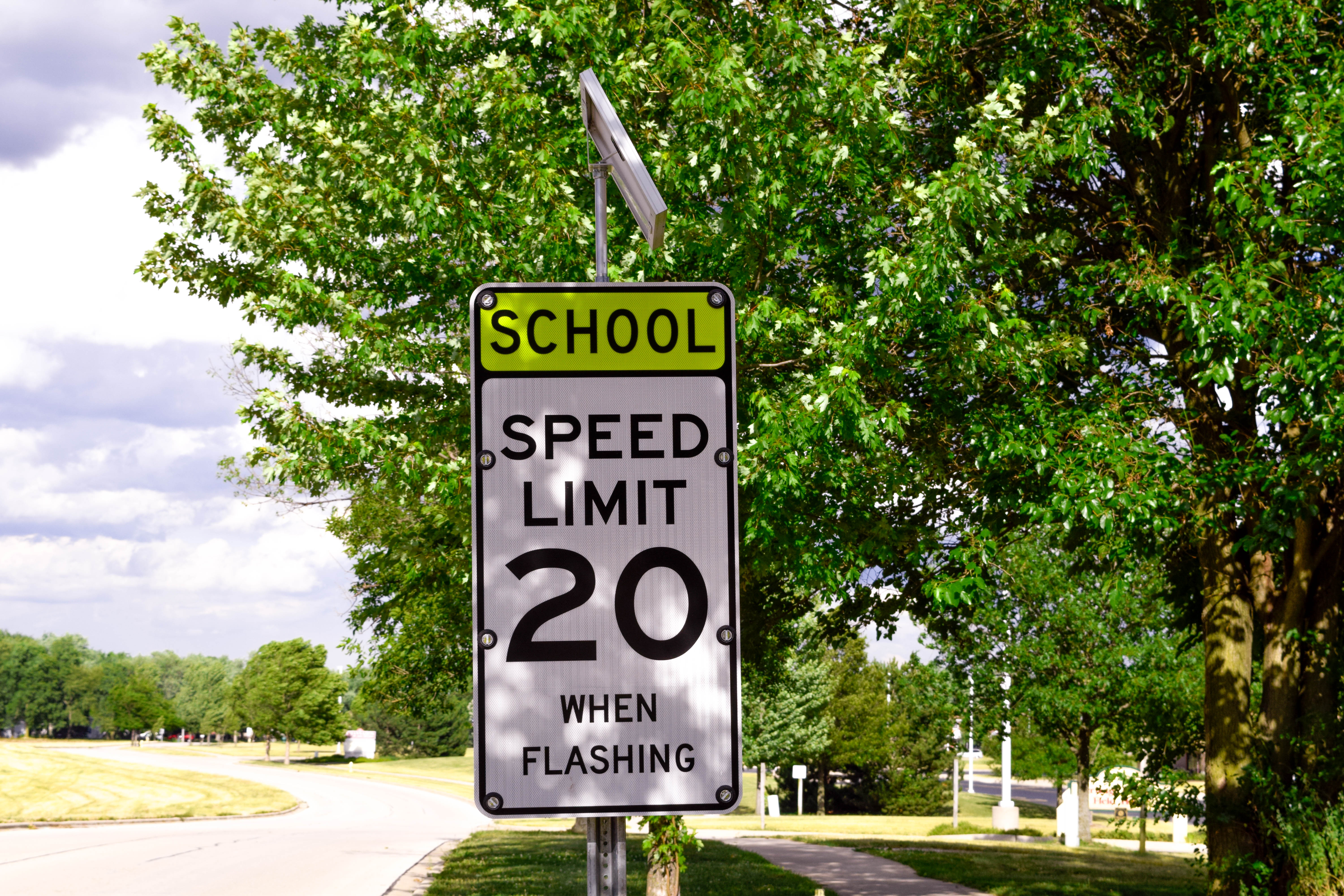 School Zone Speed Limit Signs Solar Traffic Systems Inc Solar